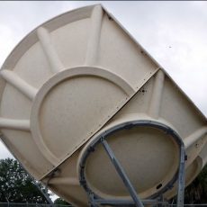 Used Simulsat 5 Meter C/Ku-Band Antenna - Satcom Solutions