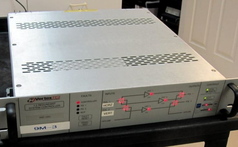 Used Vertex RSC-1200 1:2 Redundant System Controller - Satcom Solutions