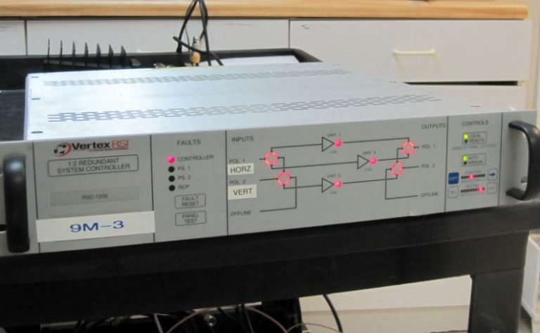 Used Vertex RSC-1200 1:2 Redundant System Controller - Satcom Solutions
