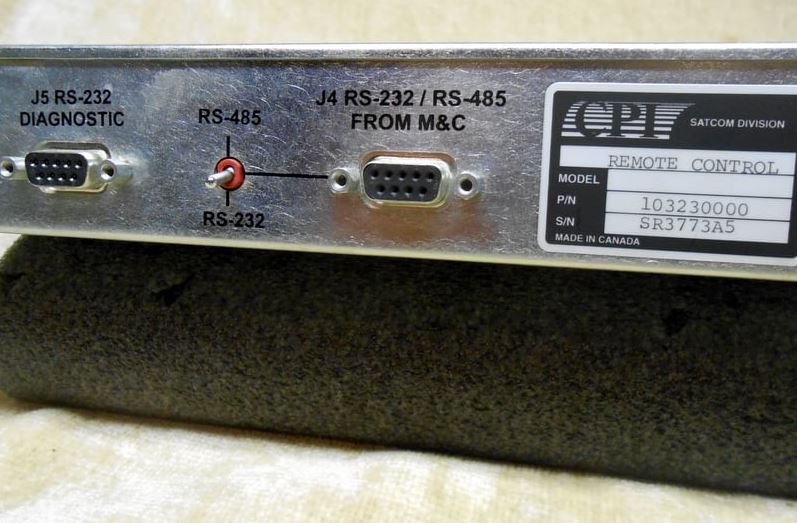 CPI LOW PROFILE REMOTE CONTROL FOR TWTA’s - Satcom Solutions