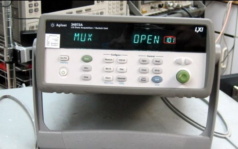 Agilent 34972A with 34902A Mux - Satcom Solutions