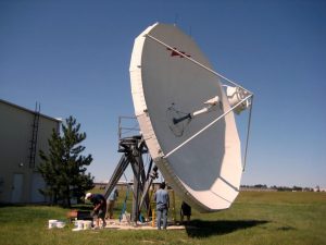 Andrew 9.1M C-Band 4-Port Linear Pol Tx/Rx Motorized Earth Station ...