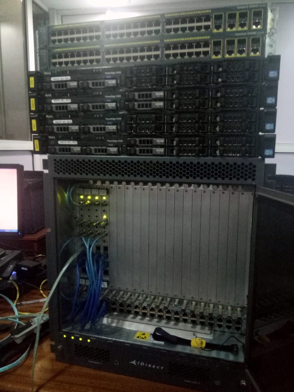 ISP in Nigeria has a used IDirect 15100 Series 5IF Satellite HUB for ...