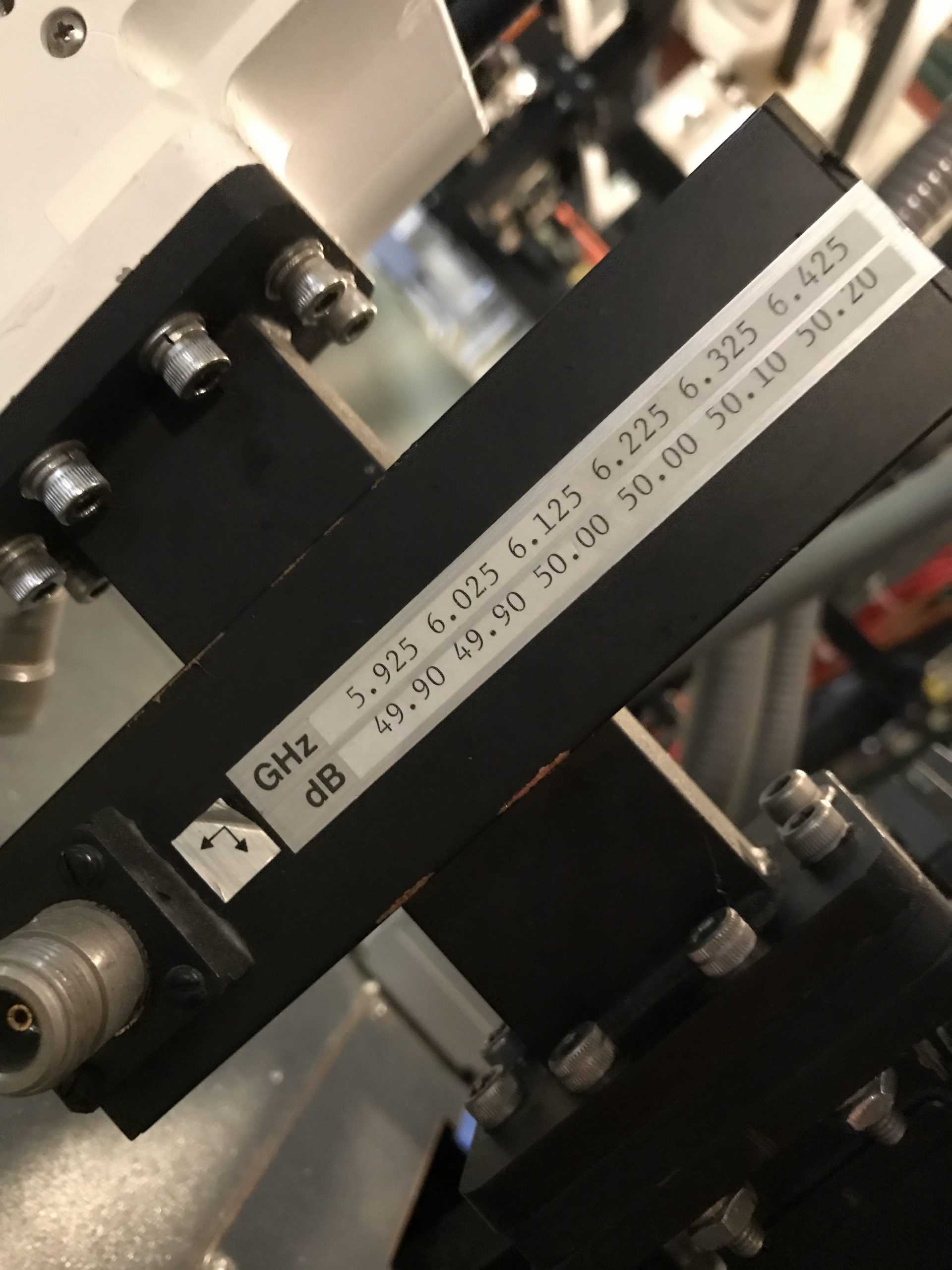 Earth Station Teleport Decommission has the following used waveguide ...