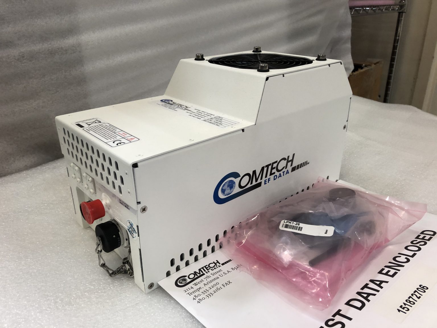 Comtech 32W Psat 25W P1dB Full Ku-Band LPOD BUC Archives - Satcom Solutions