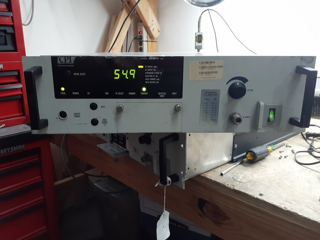 Used CPI 400 Watt Extended Ku-Band TWTA, 13.75 - 14.5 GHz - Satcom ...