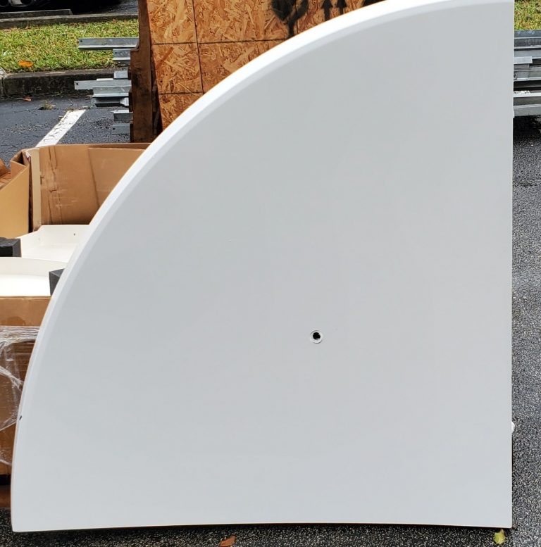 New General Dynamics 2.4M C-Band Offset 2-Port Circular Antenna-Model ...