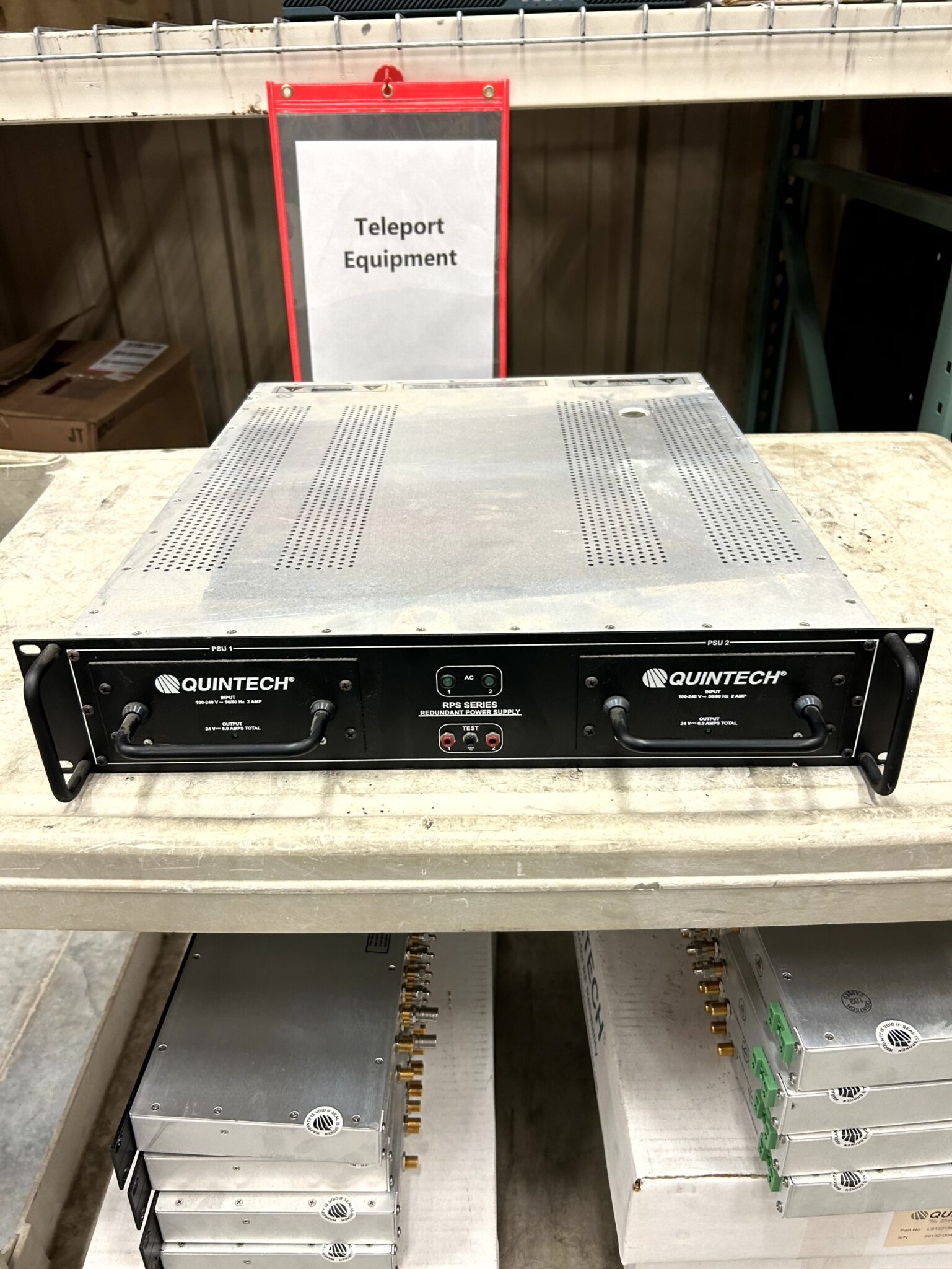 Quintech RPS-Q Series 16-Port Redundant Power Supplies - Satcom Solutions